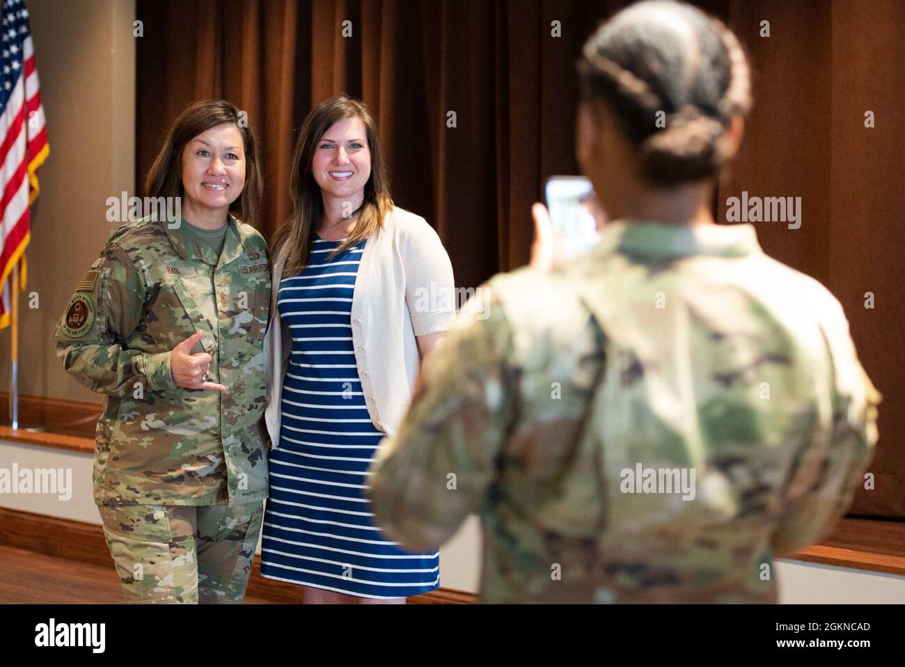 Chief Master Sergeant of the Air Force JoAnne S. Bass poses for a photo ...