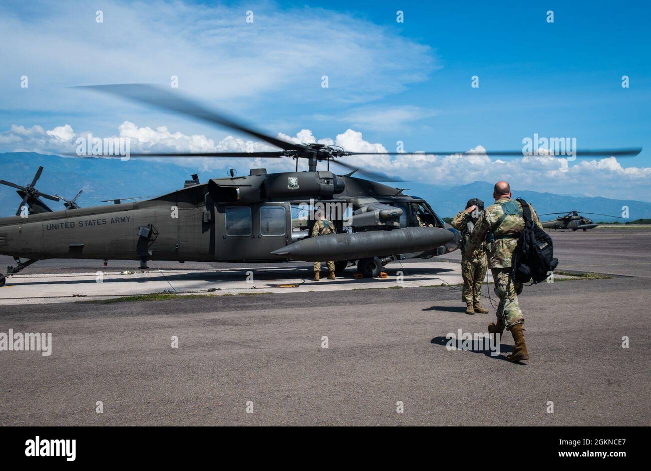 U.S. Army Col. Steven Gventer, commander of Joint Task Force-Bravo ...