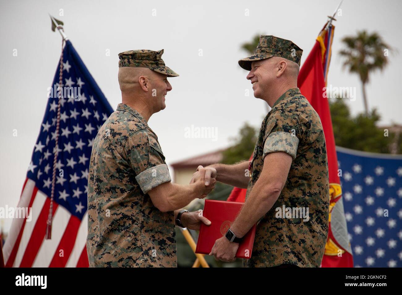 U.S. Marine Corps Chief Warrant Officer 5 Brian Hough retires after 30 ...