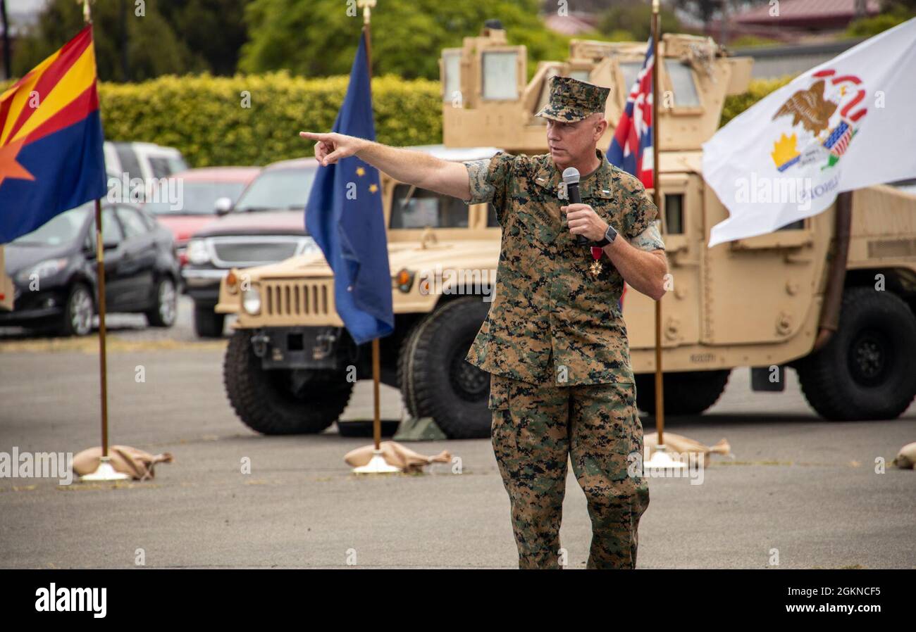 U.S. Marine Corps Chief Warrant Officer 5 Brian Hough retires after 30 ...
