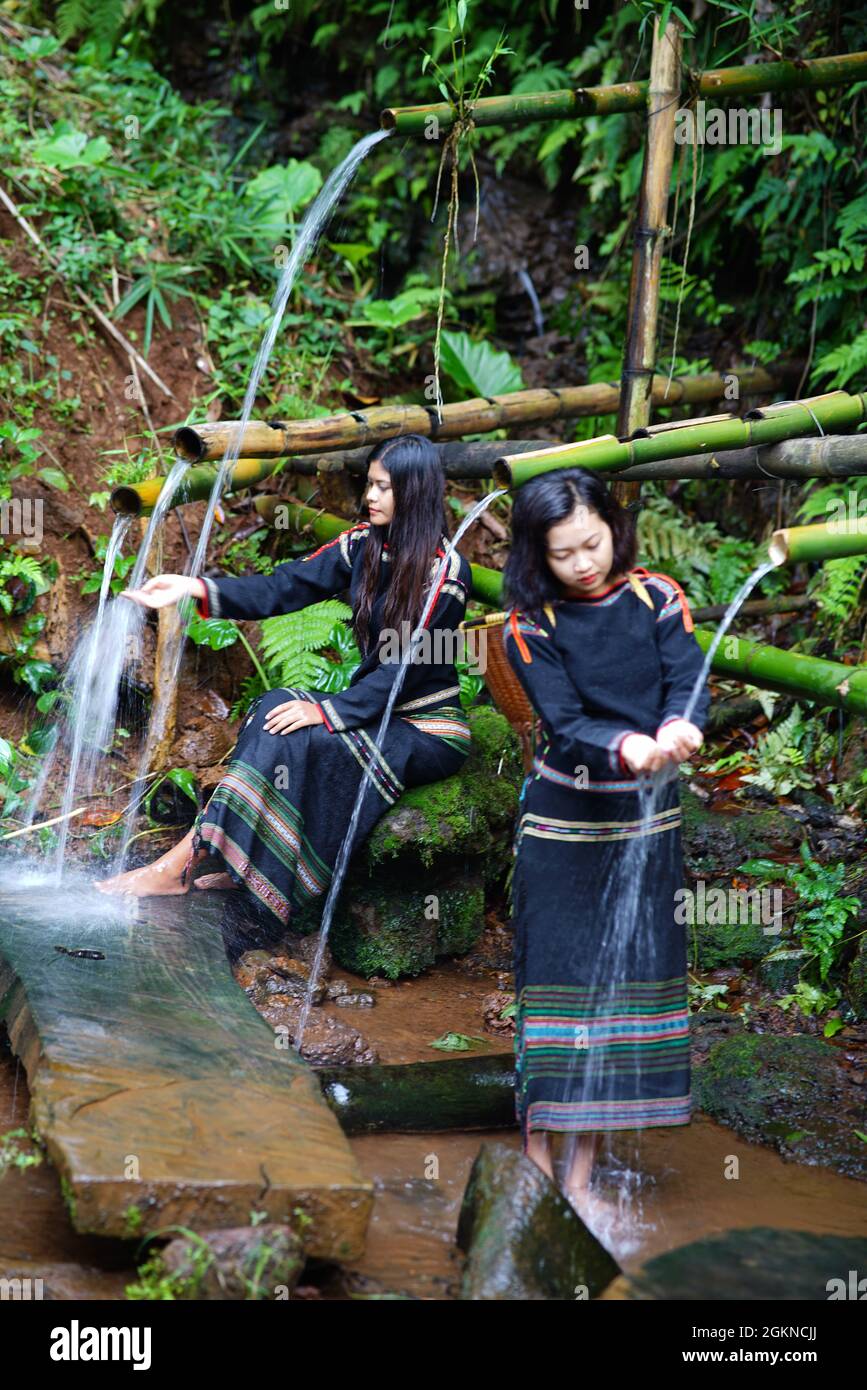 Watering place in Dak Lak province central Vietnam Stock Photo - Alamy