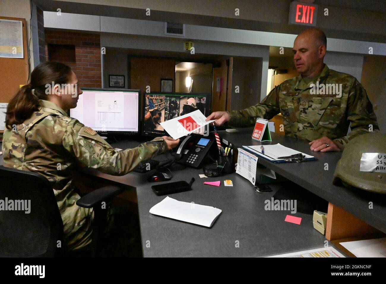 U.S. Air Force inspector general Senior Master Sgt. Shane Amundson, of ...