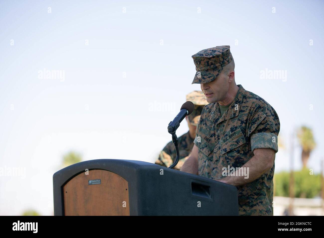 U.S. Navy Lt. Mark T. Jones, the chaplain for 3rd Battalion, 11th ...