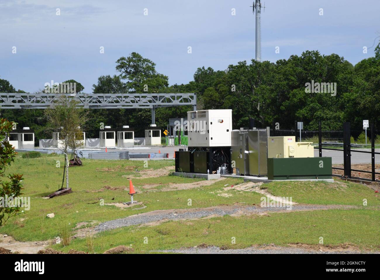 The construction for the new Division Street Gate entrance continues at ...