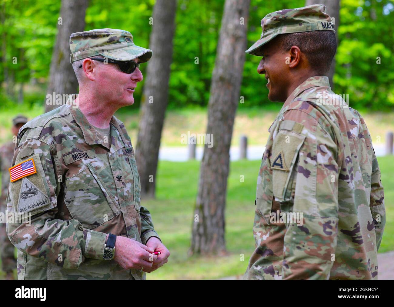 The Commander of the Joint Multinational Readiness Center (JMRC), Col ...