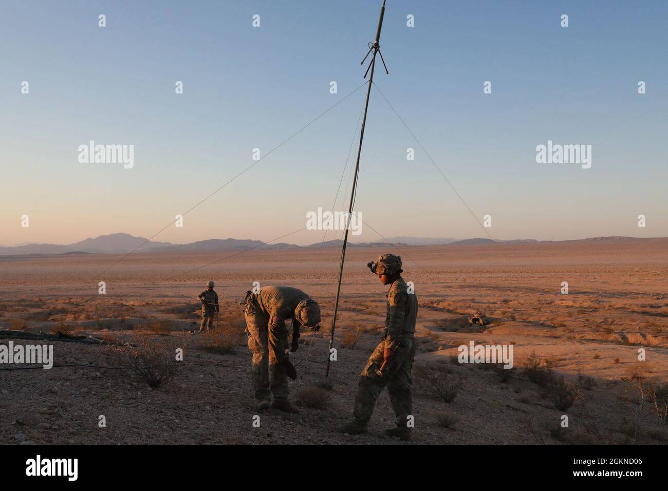 Soldiers of Troop A, 1st Squadron, 98th Cavalry Regiment, Mississippi ...
