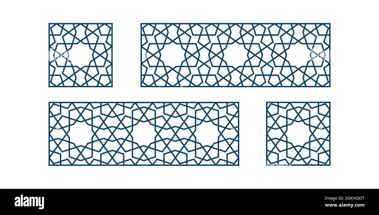 Islamic traditional mosaic for decor Ramadan card Stock Vector Image ...