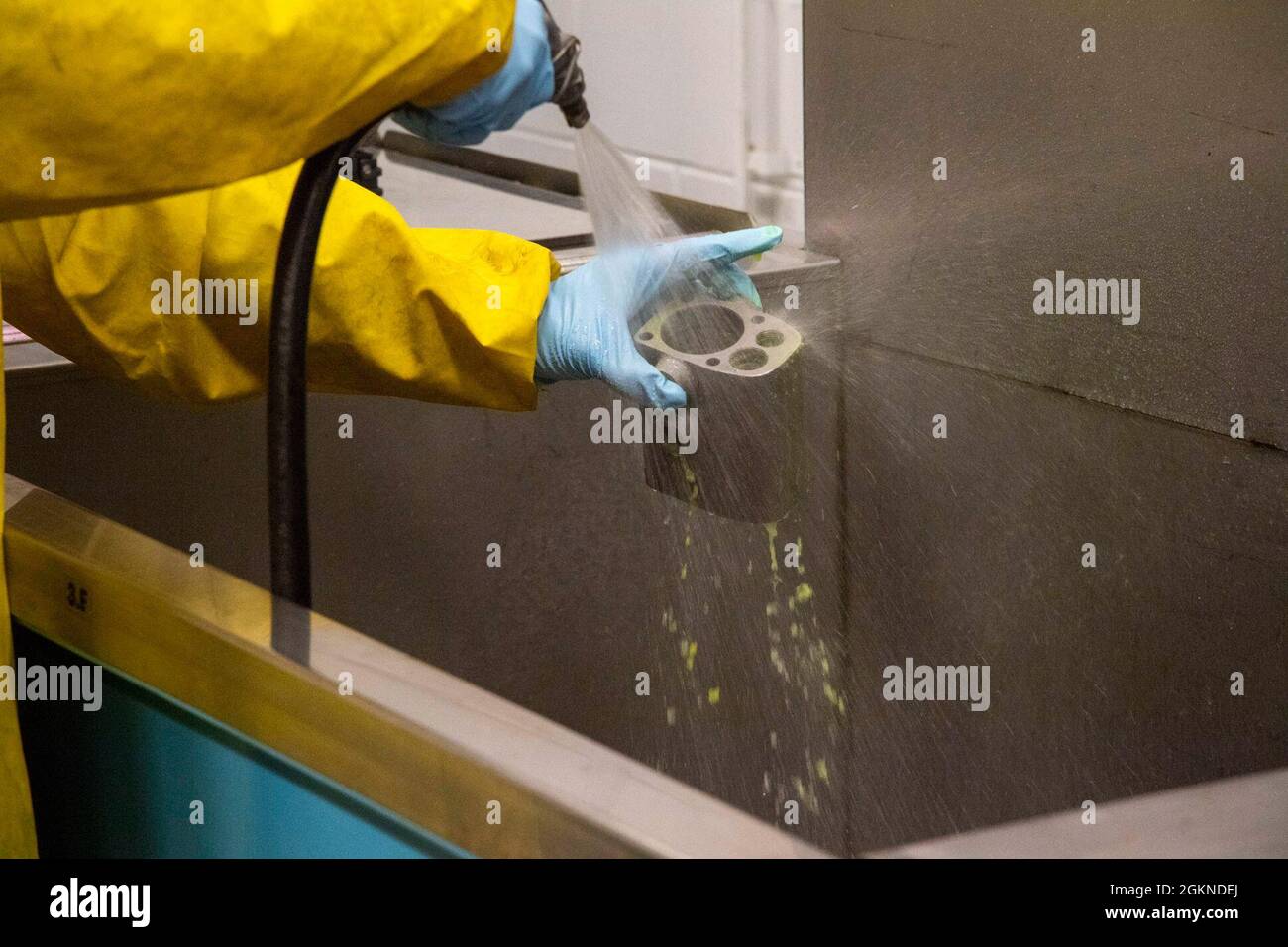 A maintainer with the 6th Maintenance Squadron nondestructive ...