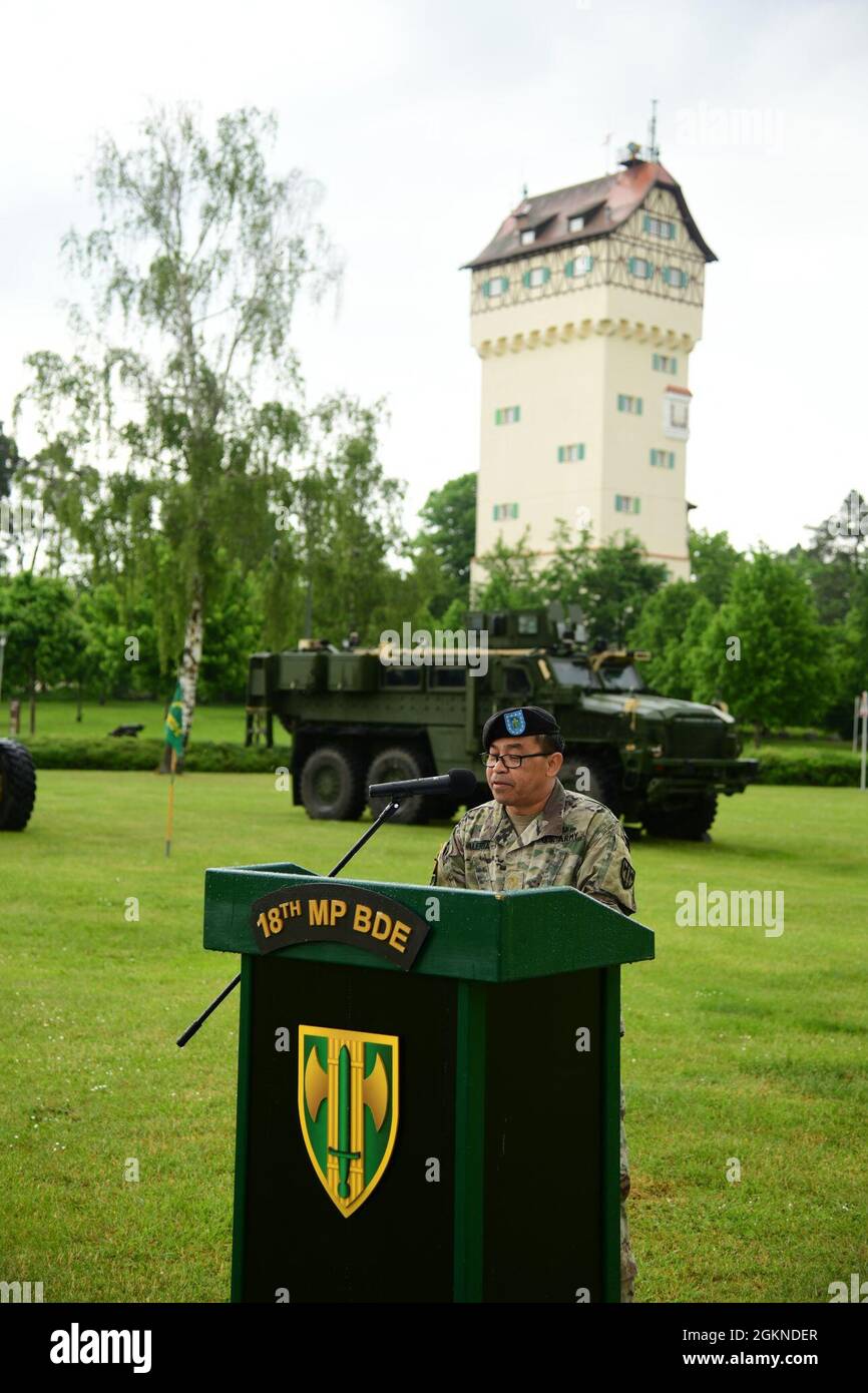 U.S. Army Maj. Peter P. Aleria, 18th Military Police Brigade Chaplain ...