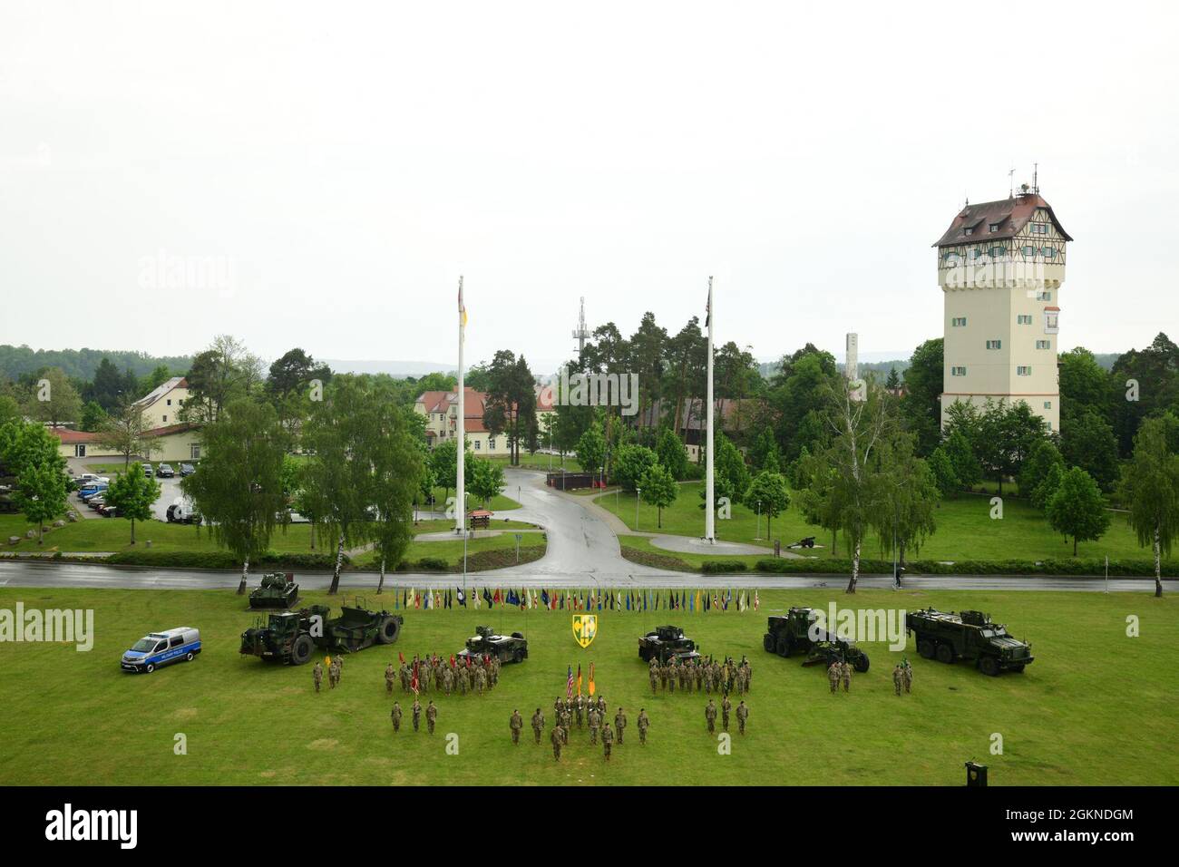 The 18th Military Police Brigade prepares for their change of command ...