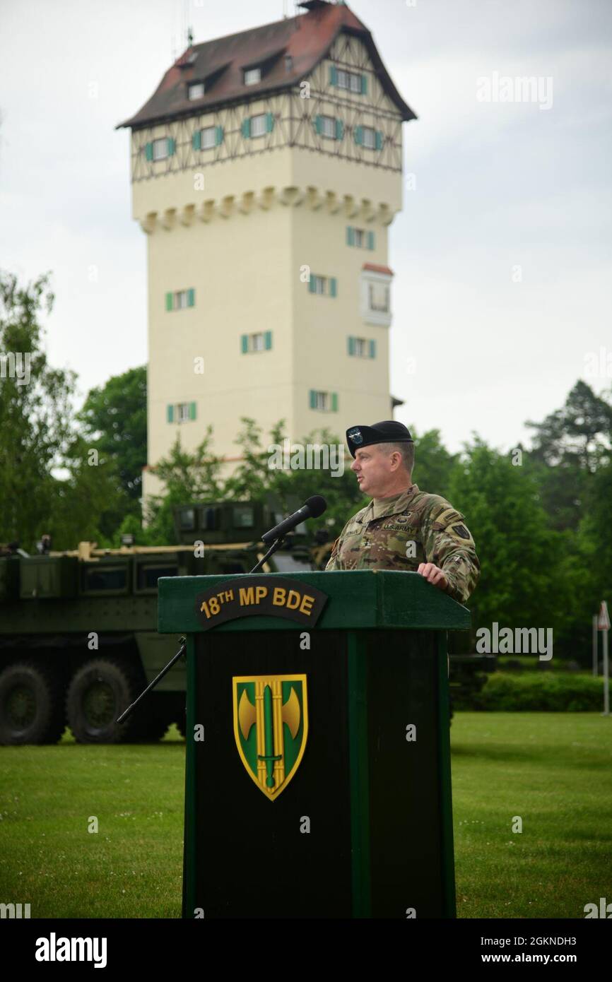 U.S. Army Maj. Gen. Christopher O. Mohan, 21st Theater Sustainment ...