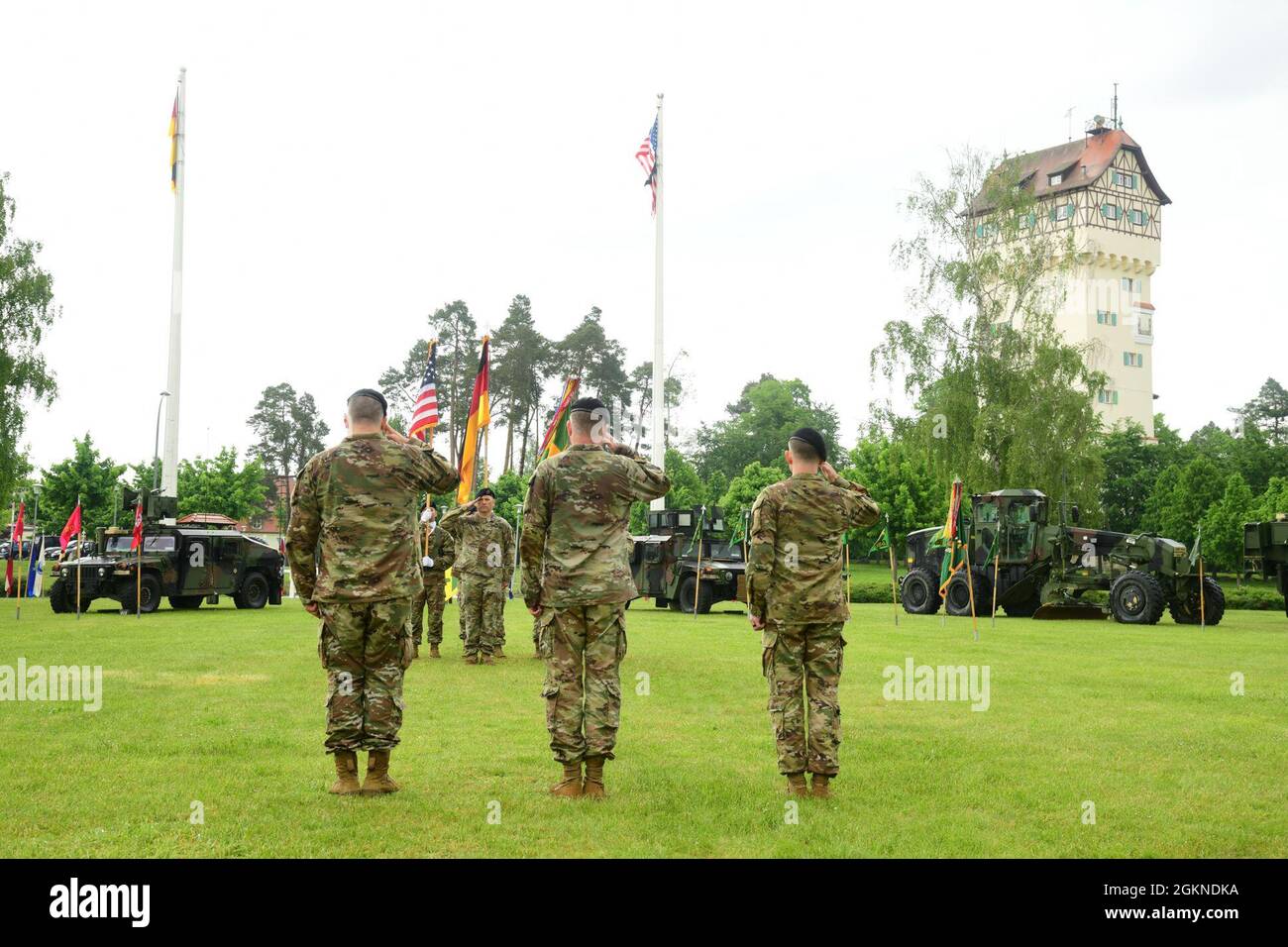 U.S. Army 18th Military Police Brigade Commander, Maj. Gen. Christopher ...