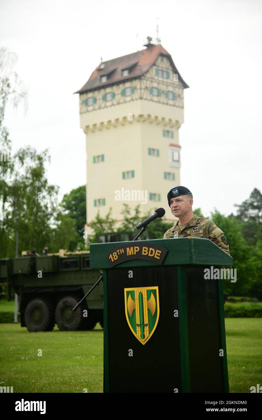 Outgoing 18th Military Police Brigade Commander Col. Timothy J ...