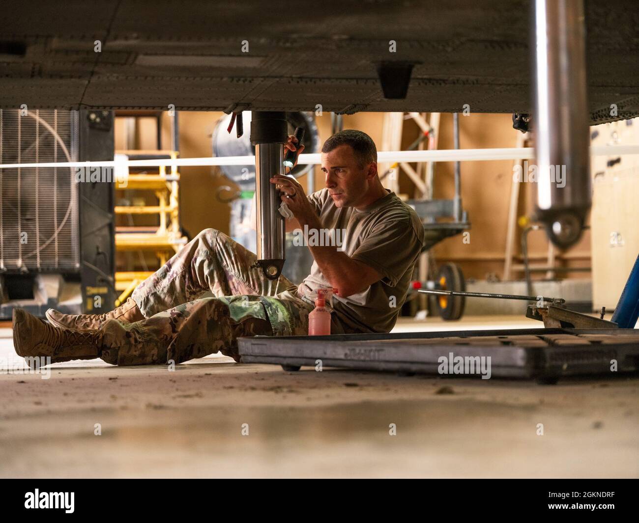 Sgt. Christian Nixon,a 15T UH-60 Black Hawk helicopter technician from ...