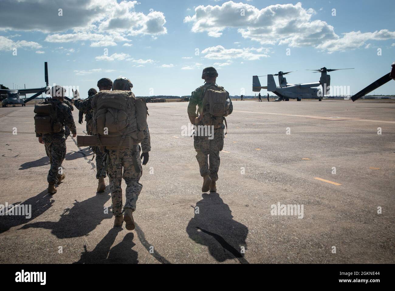 U.S. Marines with Combat Logistics Battalion 7, Marine Rotational Force ...