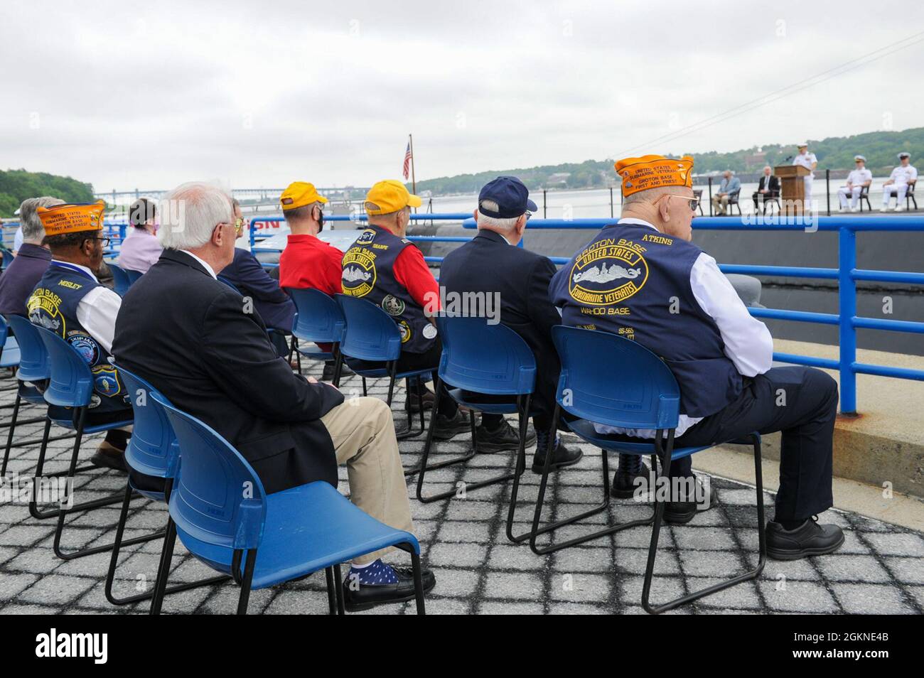 210604-N-EJ843-0145 GROTON, Conn. (June 4, 2021) – Members of the ...