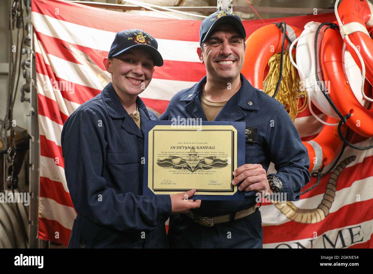 ATLANTIC OCEAN (June 4, 2021) Cmdr. John D. John, commanding officer of ...