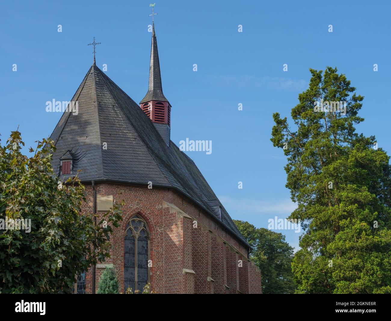 Marienthal Village at the river Issel Stock Photo - Alamy