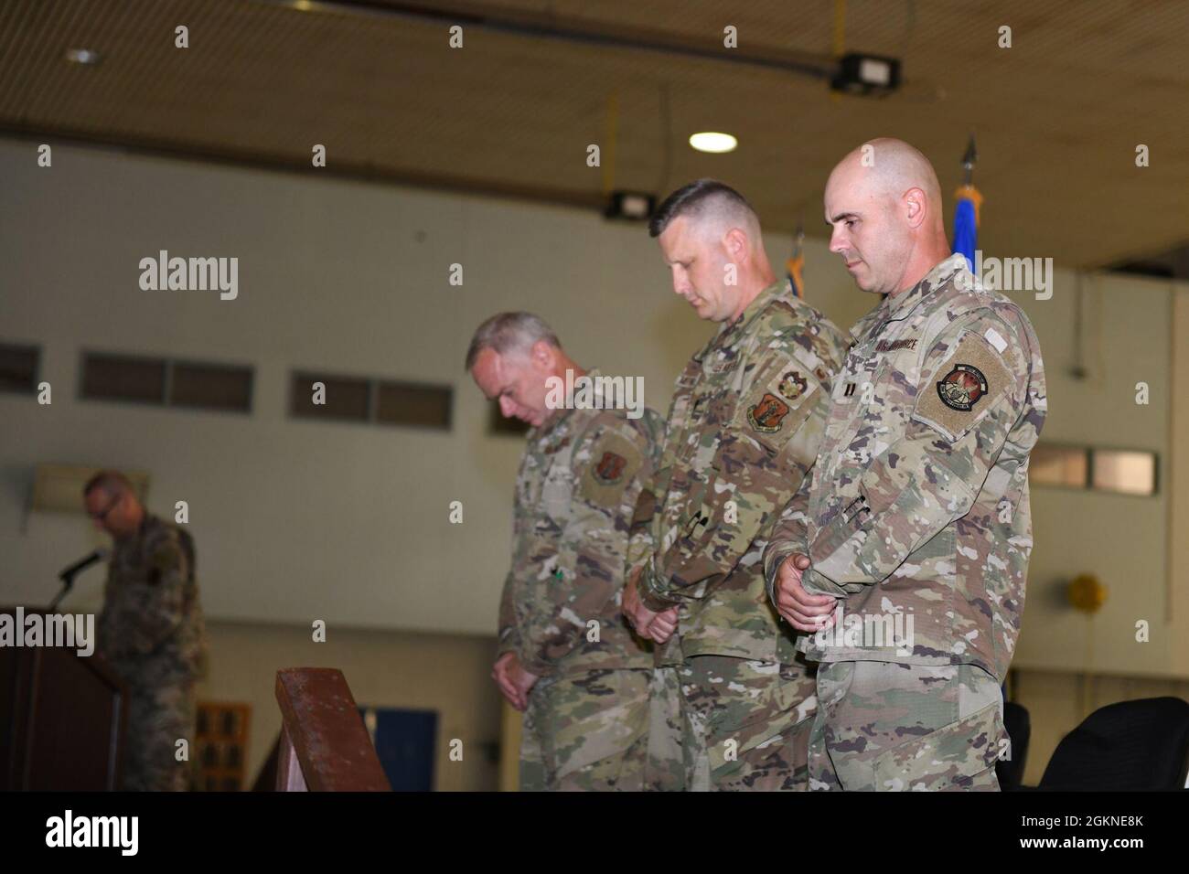 U.S. Air Force Capt. Joseph Williams (right), commander of the 181st ...
