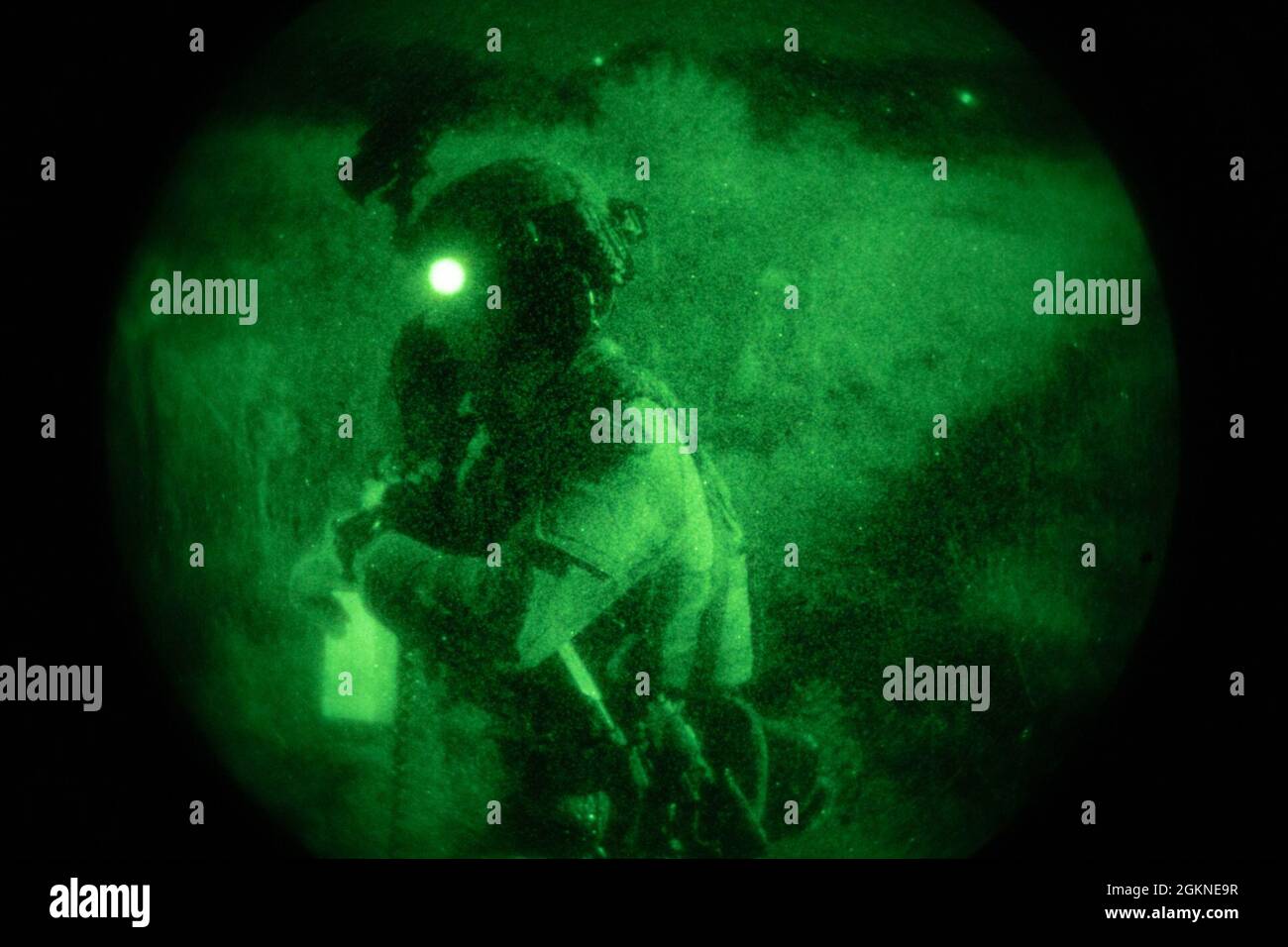 A Greek Special Operations Forces operator conducts 9-line medical ...