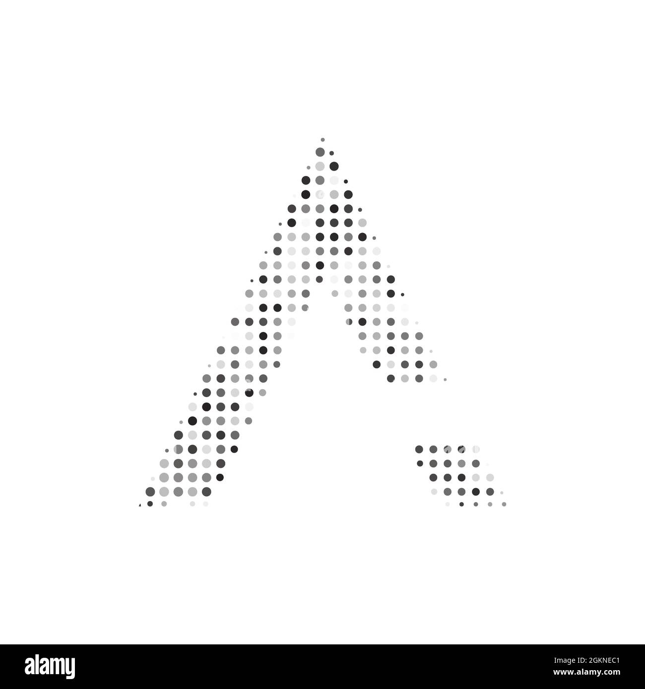 Pixel alphabet isolated digital font hi-res stock photography and ...