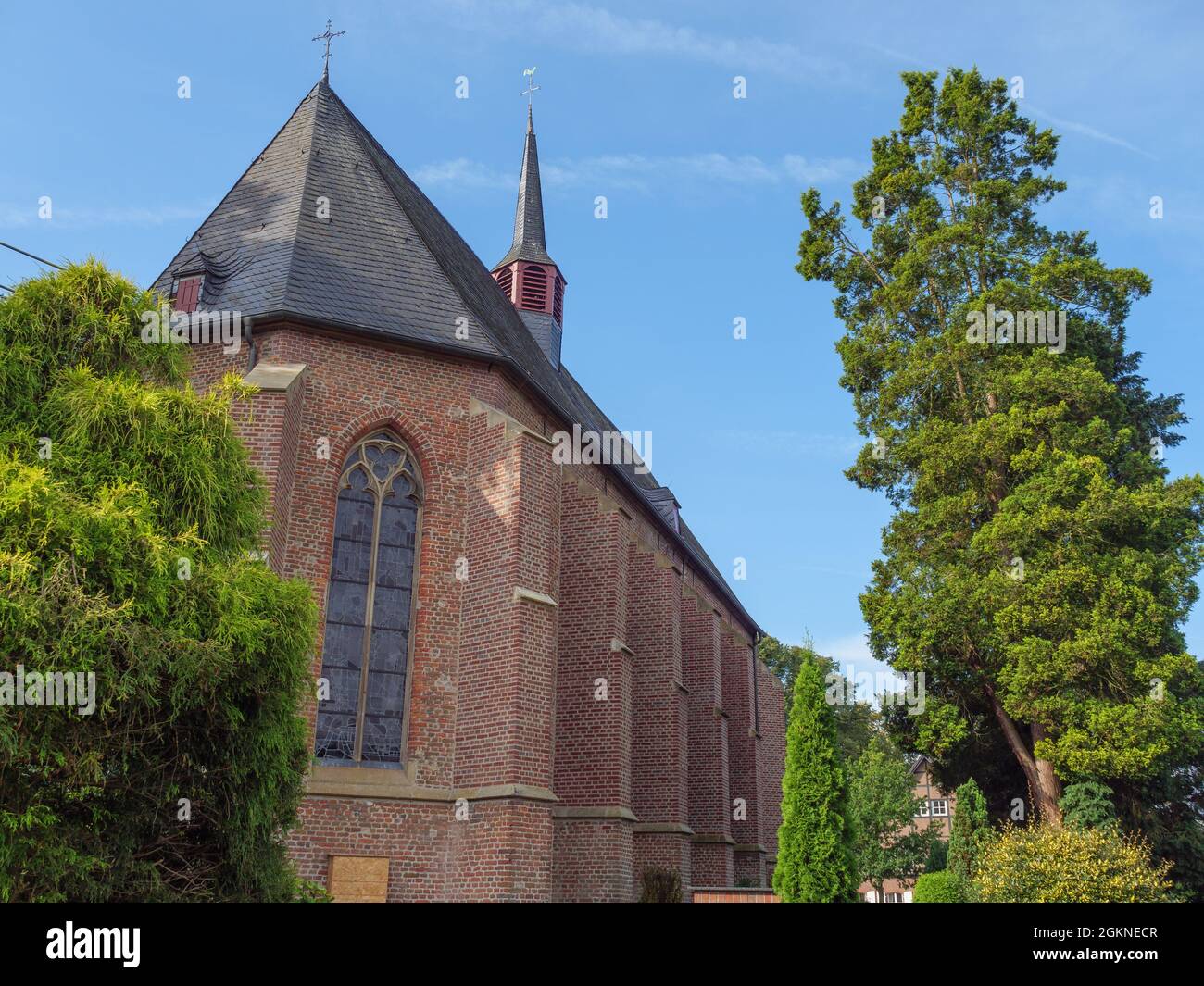 Marienthal Village at the river Issel Stock Photo - Alamy