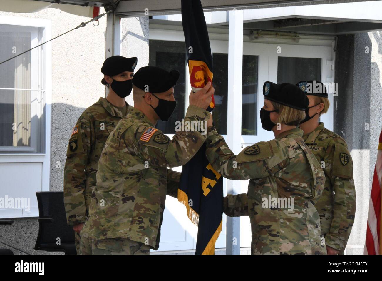 U.S. Army Lt. Col. Gretchen J. Gardner, Allied Forces North Battalion ...