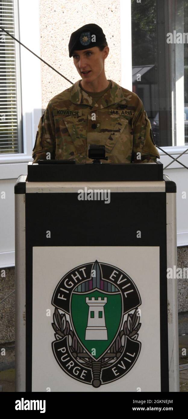 U.S. Army Lt. Col. Bonnie L. Kovatch, Allied Forces North Battalion ...
