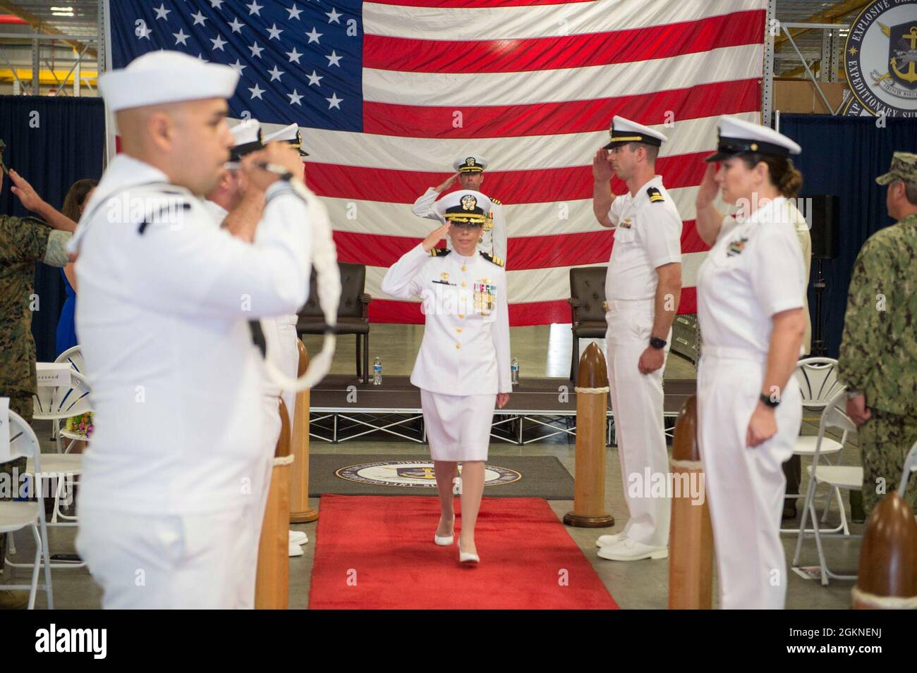 VIRGINIA BEACH, Va. (June 4, 2021) - Cmdr. Dena Risley, commanding ...