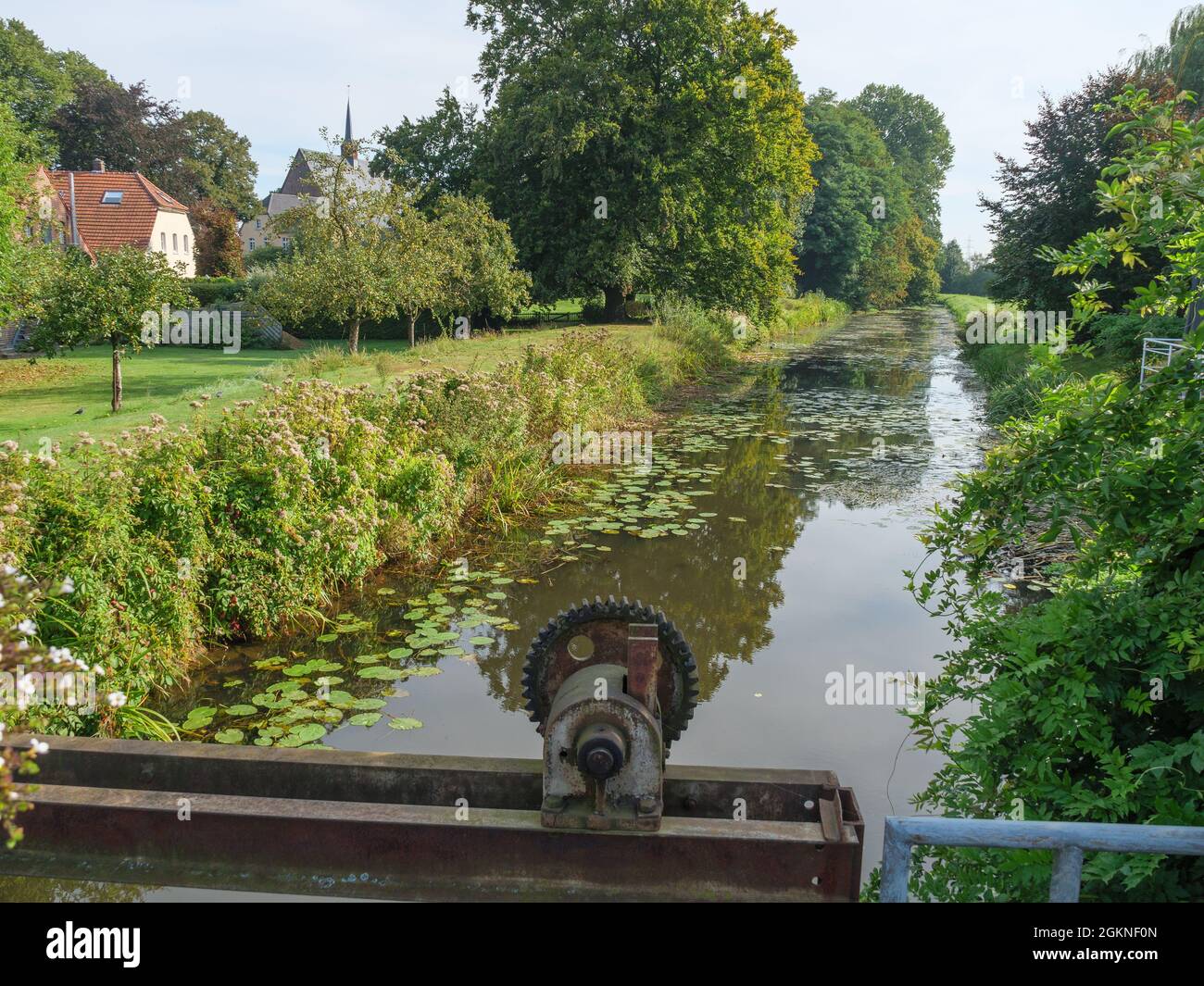 Marienthal Village at the river Issel Stock Photo - Alamy