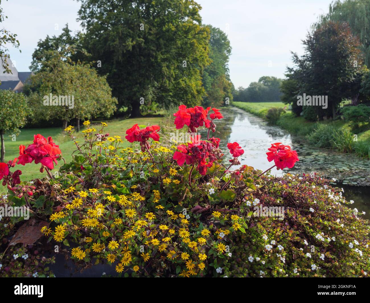 Marienthal Village at the river Issel Stock Photo - Alamy