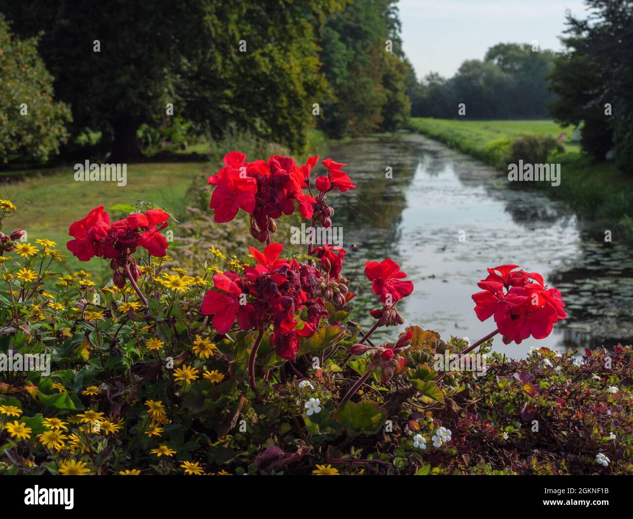Marienthal Village at the river Issel Stock Photo - Alamy