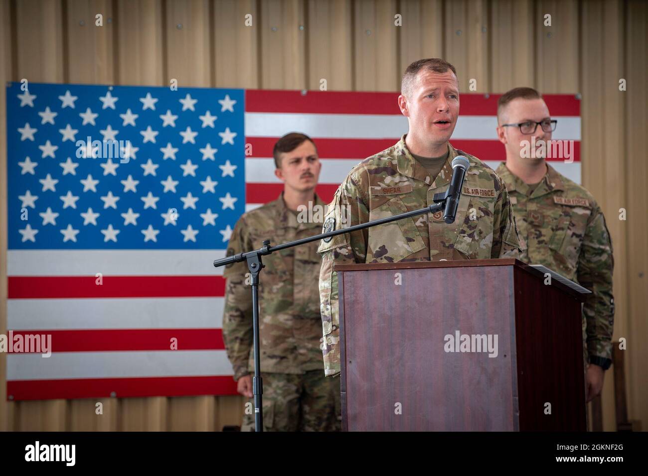 U.S. Air Force Master Sgt. Randy Shear, Expeditionary Security Forces ...