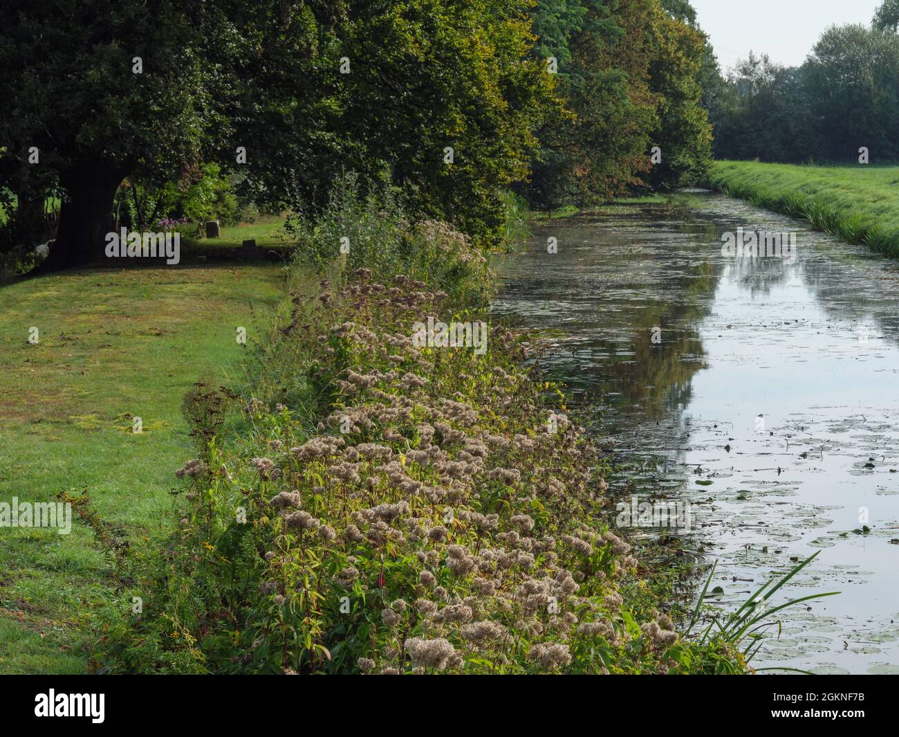 Marienthal Village at the river Issel Stock Photo - Alamy
