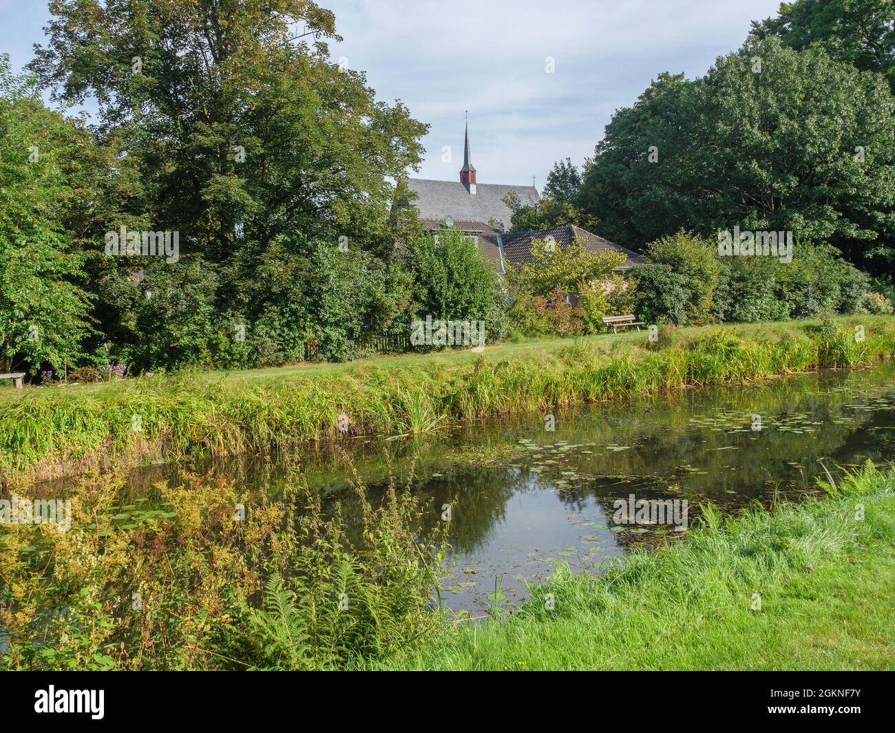 Marienthal Village at the river Issel Stock Photo - Alamy