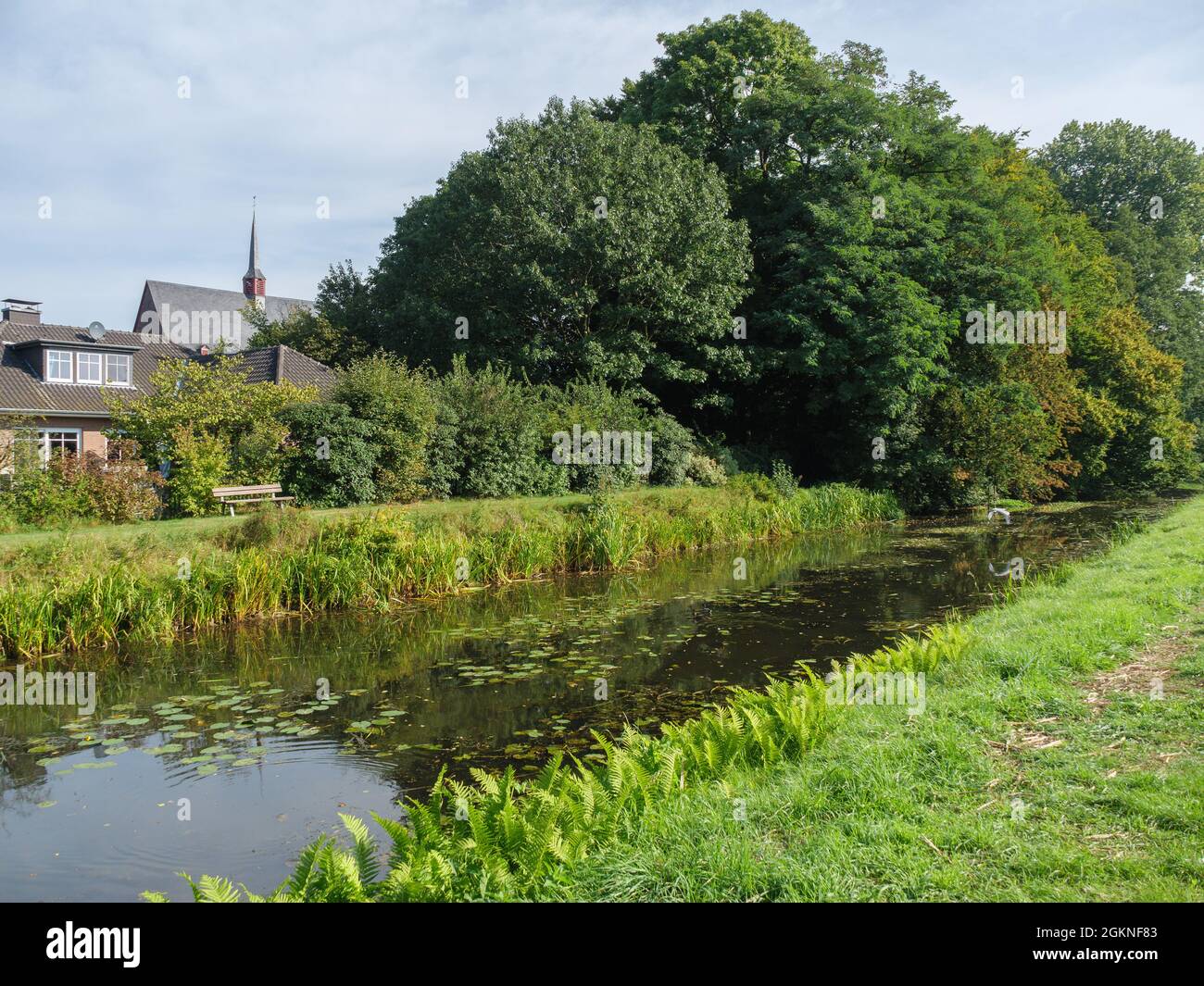 Marienthal Village at the river Issel Stock Photo - Alamy