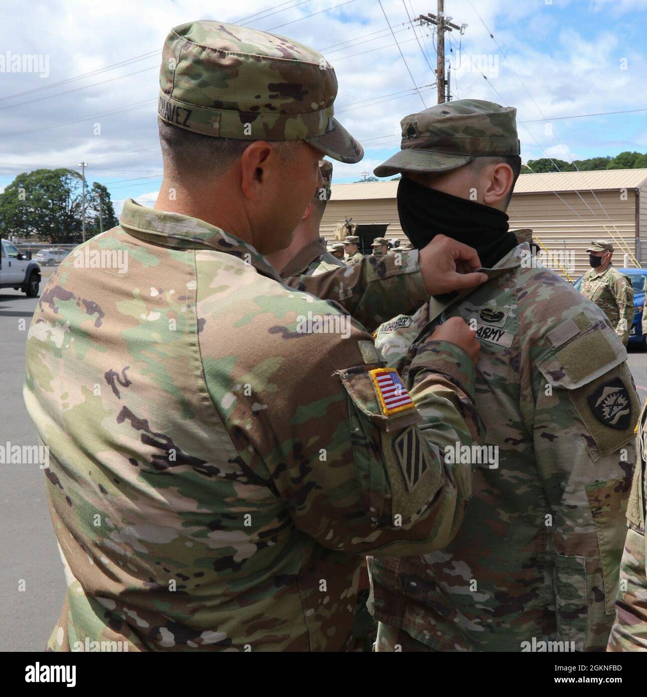 Nevada Army National Guard Lt. Col. Nicholas Chavez, Squadron Commander ...