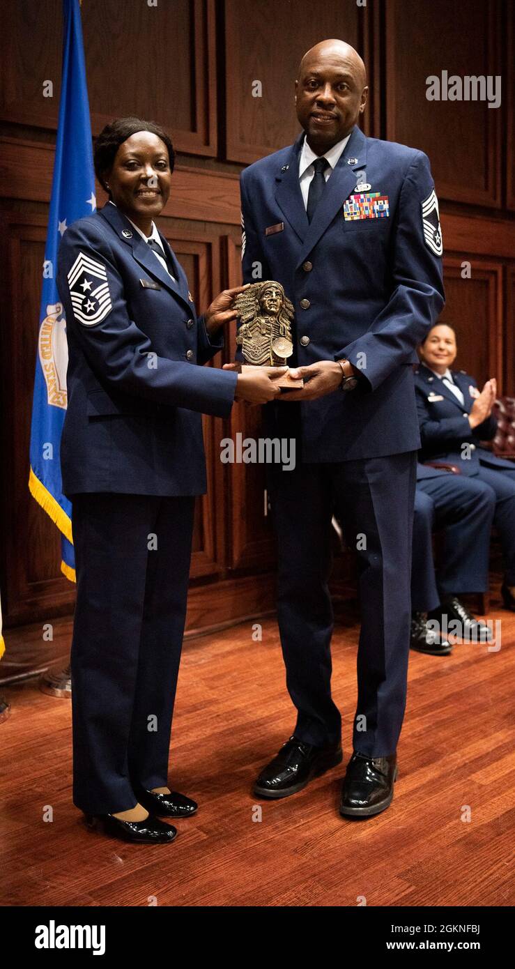 Chief Master Sgt. Mataya C. Williams, 187th Fighter Wing command chief ...