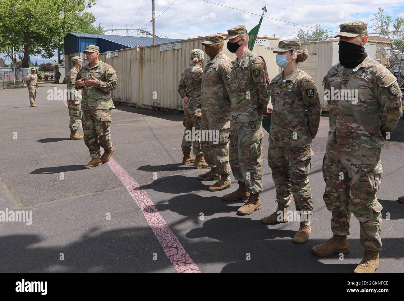 Nevada Army National Guard Lt. Col. Nicholas Chavez, Squadron Commander ...