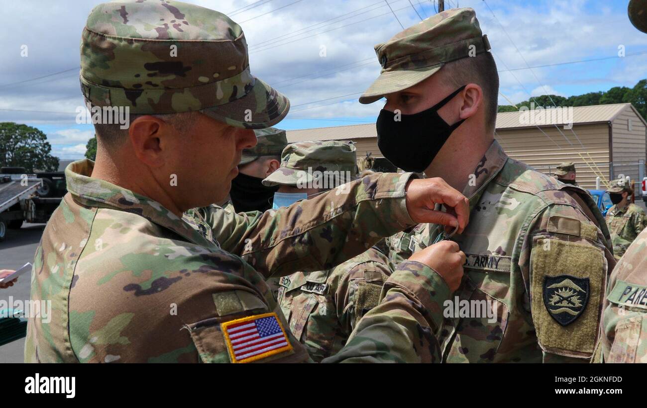 Nevada Army National Guard Lt. Col. Nicholas Chavez, Squadron Commander ...