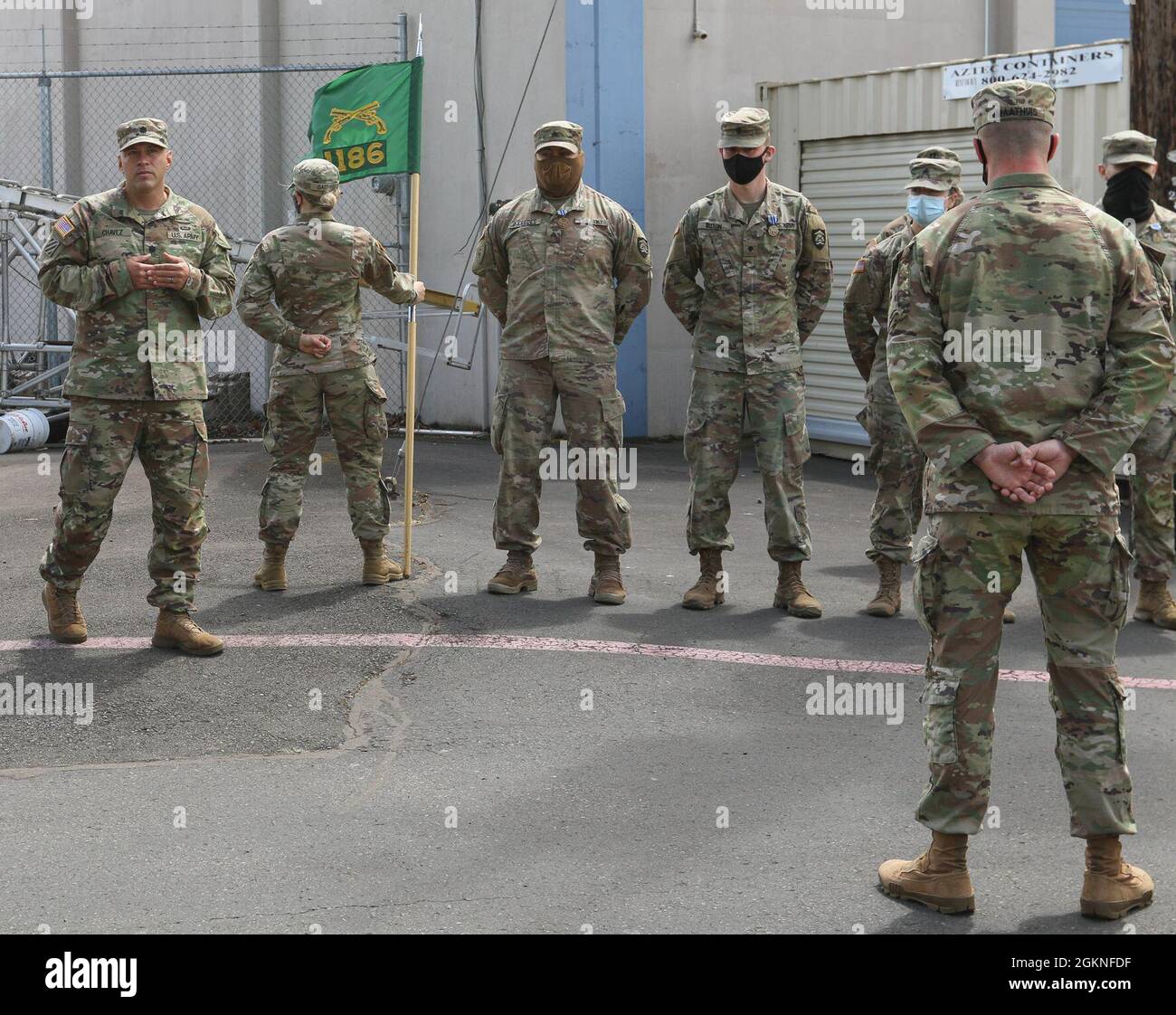 Nevada Army National Guard Lt. Col. Nicholas Chavez, Squadron Commander ...
