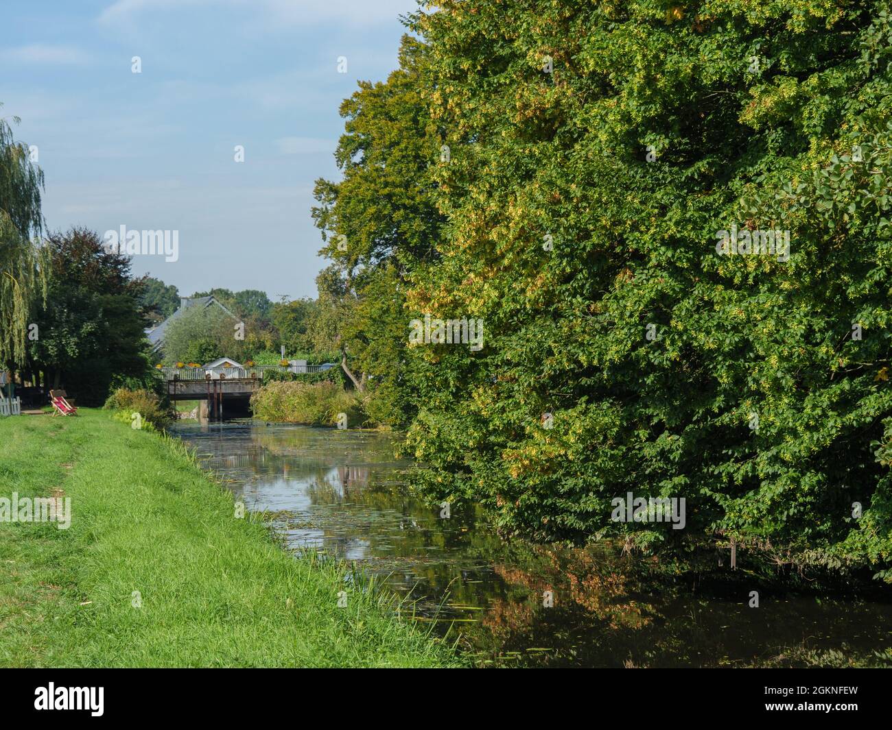 Marienthal Village at the river Issel Stock Photo - Alamy