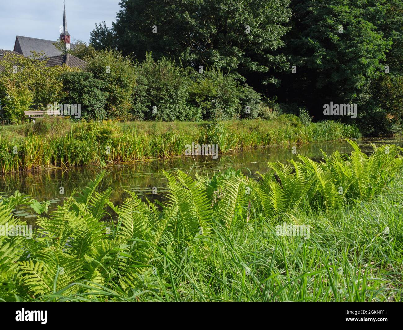 Marienthal Village at the river Issel Stock Photo - Alamy