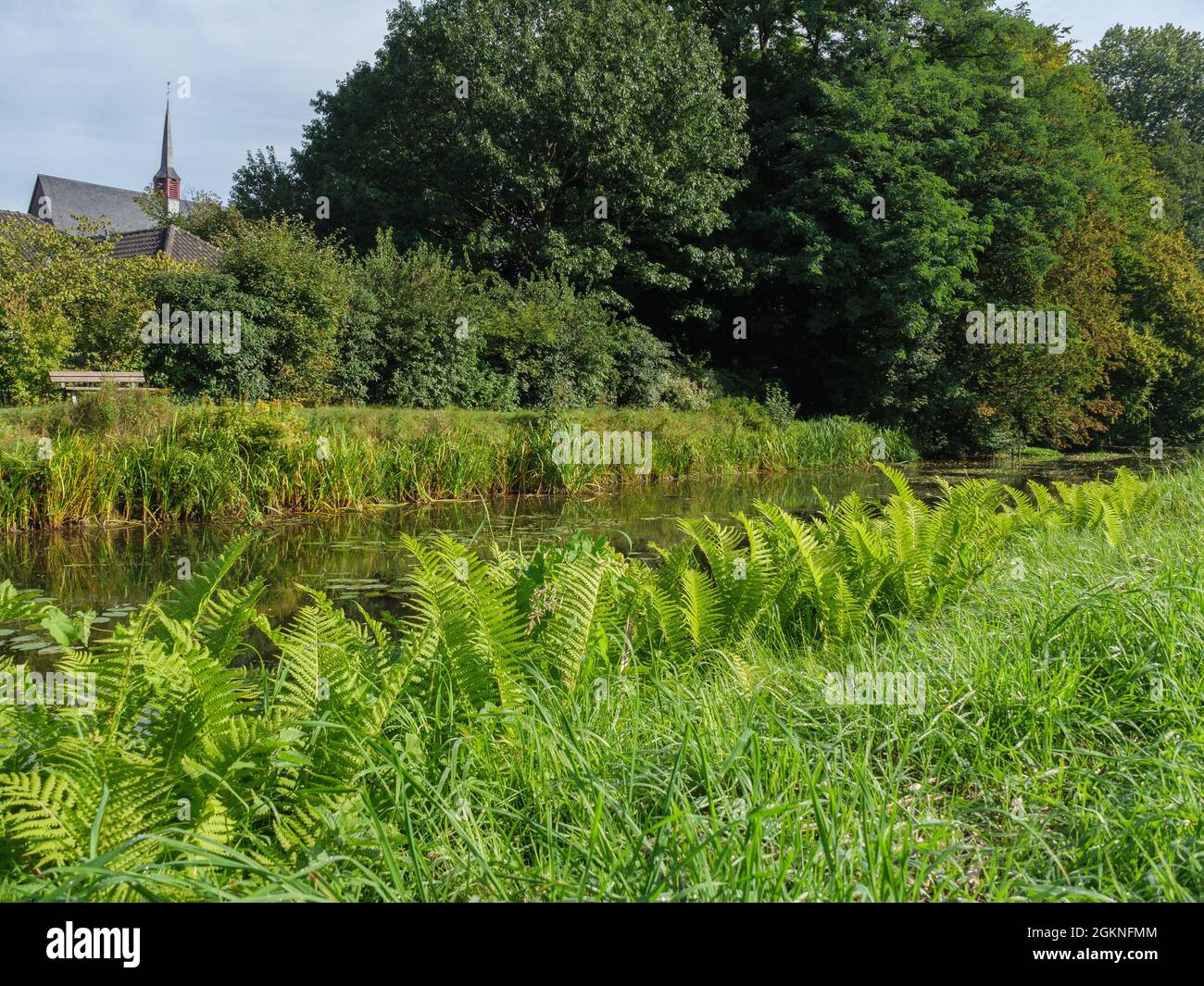 Marienthal Village at the river Issel Stock Photo - Alamy
