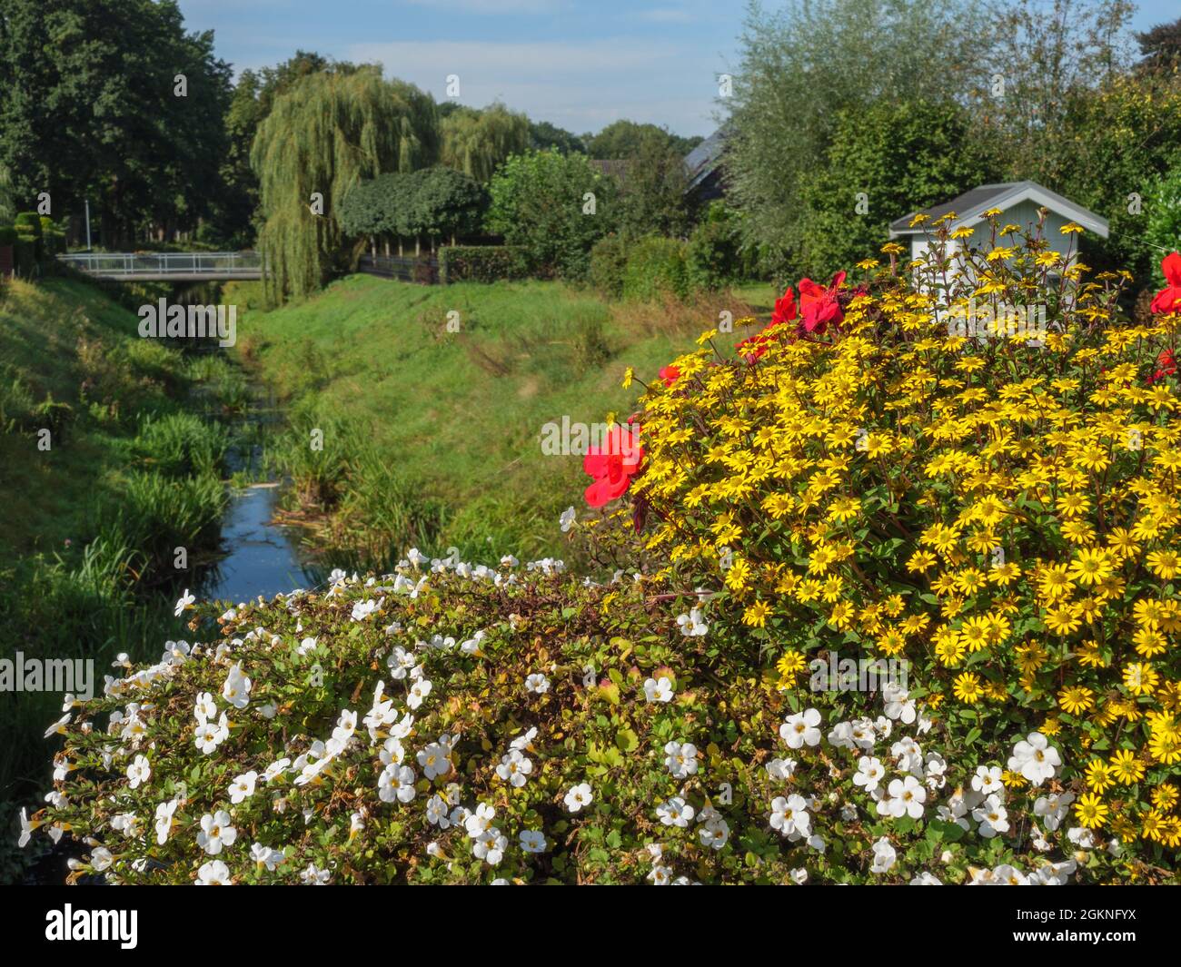 Marienthal Village at the river Issel Stock Photo - Alamy