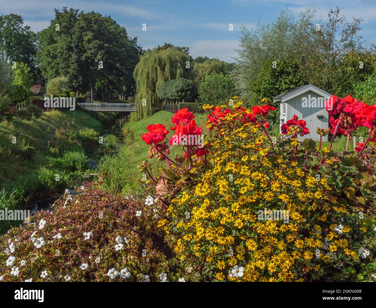 Marienthal Village at the river Issel Stock Photo - Alamy