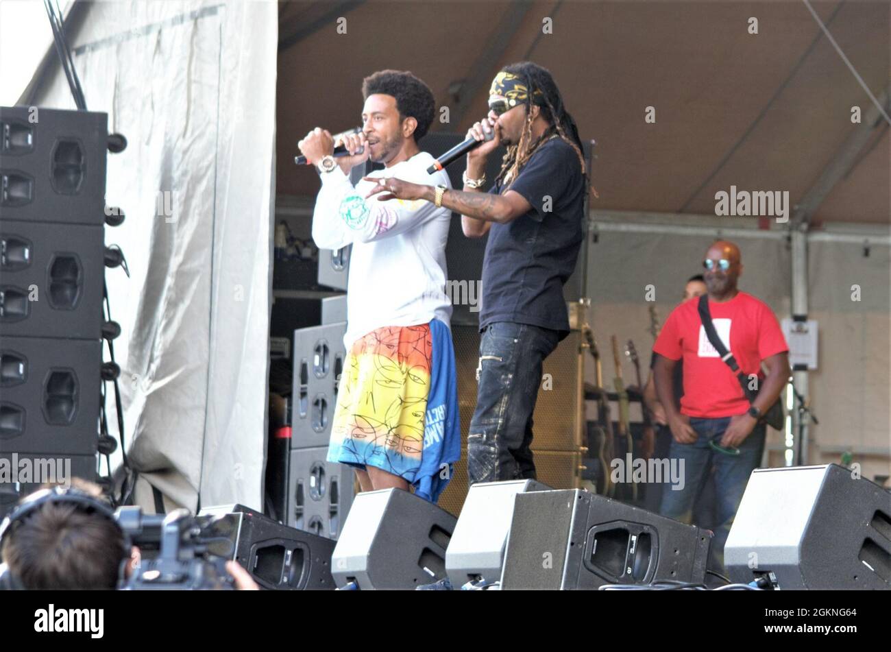 Ludacris performs during Fort Wainwright's summer concert June 5. The ...