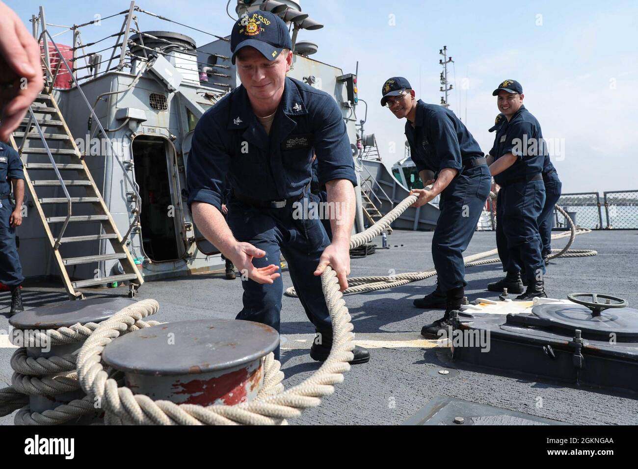ROTA, Spain (June 5, 2021) Sonar Technician (Surface) 2nd Class Trevor ...