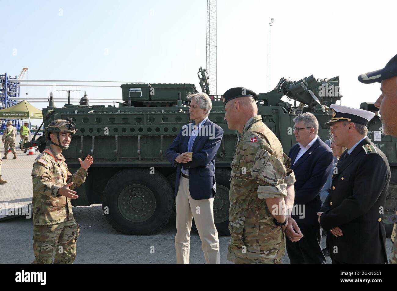 Logisticians and transporters from the 598th Transportation Brigade ...