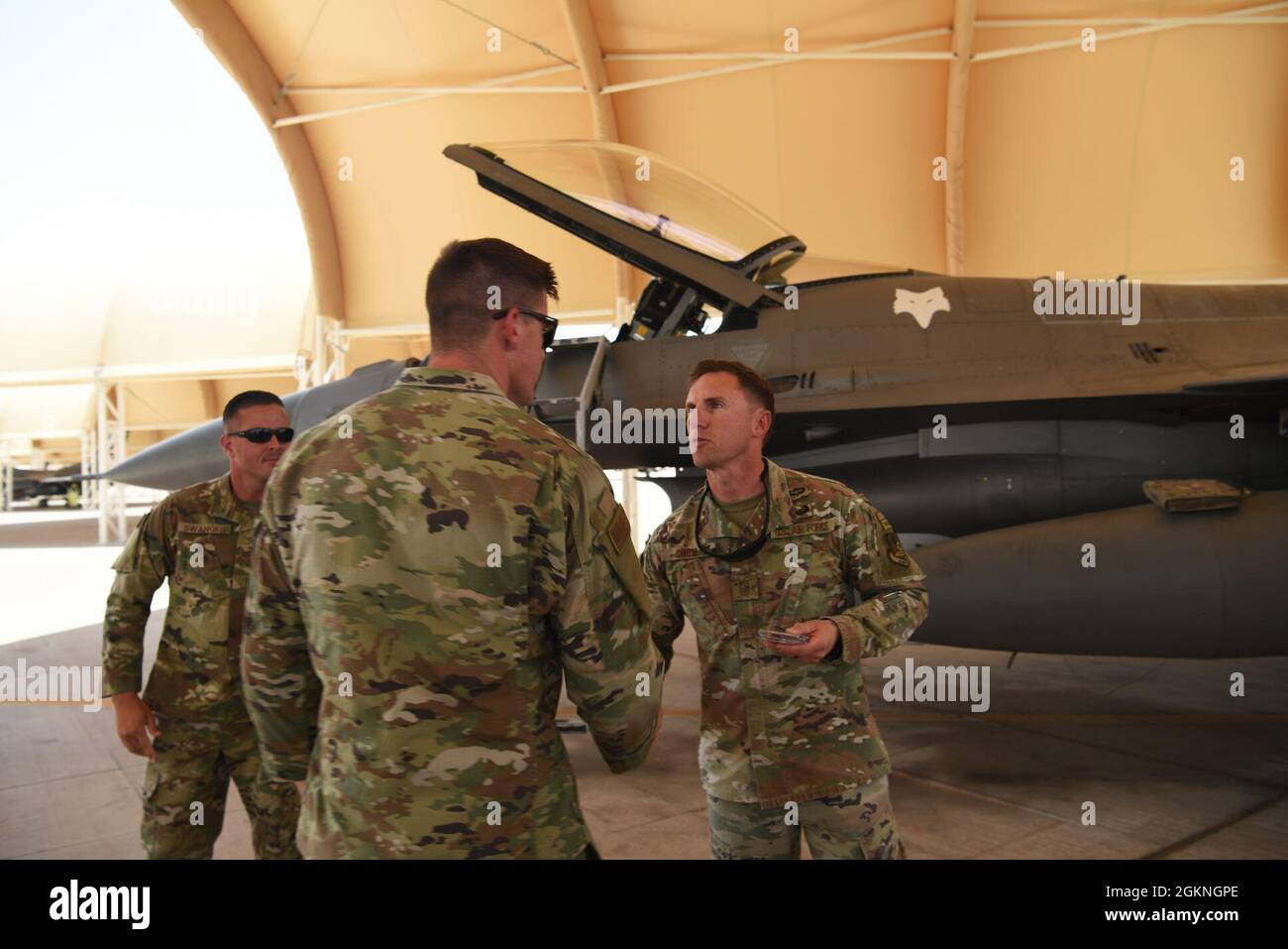 U.S. Air Force Master Sgt. Patrick Cooley, 157th Expeditionary Fighter ...